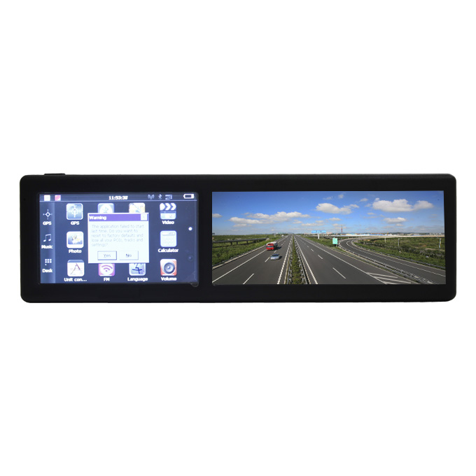 GPS Navigation 4.3" WIN CE 5.0 6" Rearview Mirror-US&Canada&Mexico