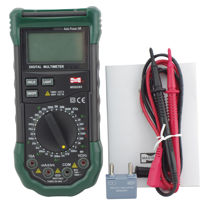 Mastech MS8265 Digital Multimeter DMM VOLT STICK Detector