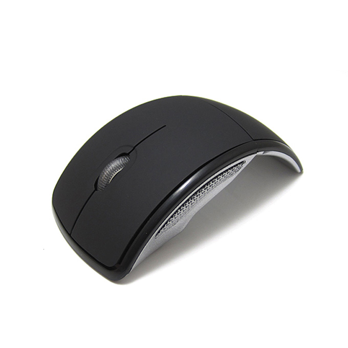 USB 2.4GHz Snap-in Transceiver Optical Foldable Arc Wireless Mouse