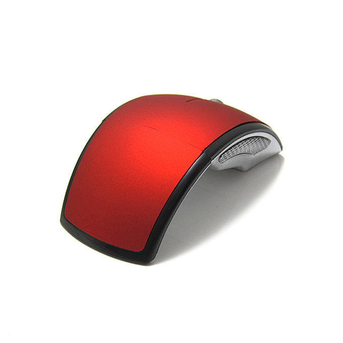 USB 2.4GHz Snap-in Transceiver Optical Foldable Arc Wireless Mouse