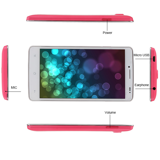 Mpie MP707 MTK6582 5" Android 4.2 Smartphone 512MB+4GB 8MP 3G/GPS