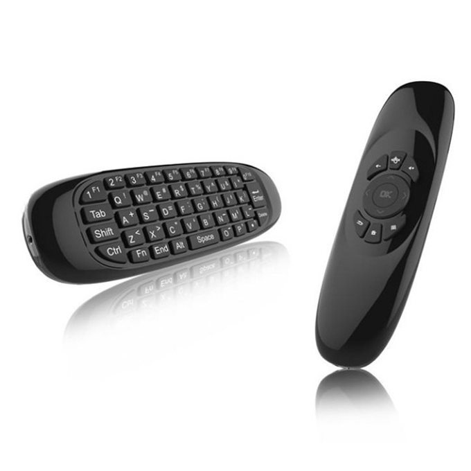 2.4GHz Wireless Keyboard 10m Remote+Keybord+Somatic Game Handgrip