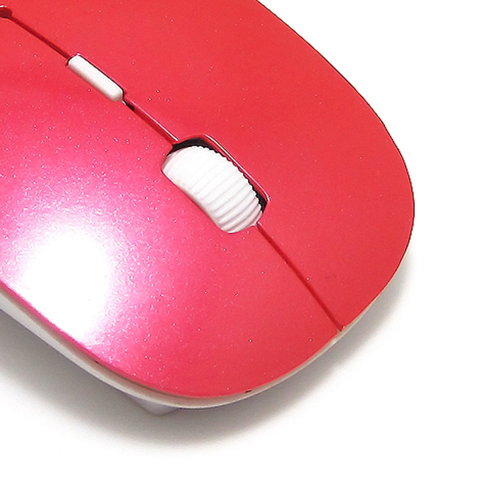 Portable Ultrathin Bluetooth 3.0 Mouse for MAC/Windows Red