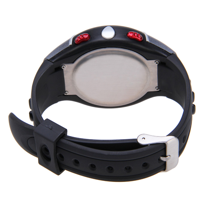 Unisex 30M Waterproof Sport Watch with Heart Rate Monitor Function