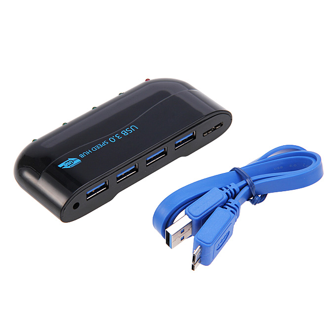 Super High Speed 5G Mbps 4 Ports USB 3.0 HUB for Window Mac Linux OS