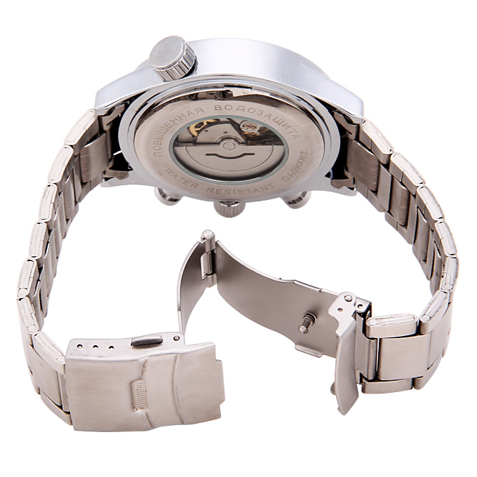 Makibes Water Resistance Stainless Steel Strap Wrist Watch for Men