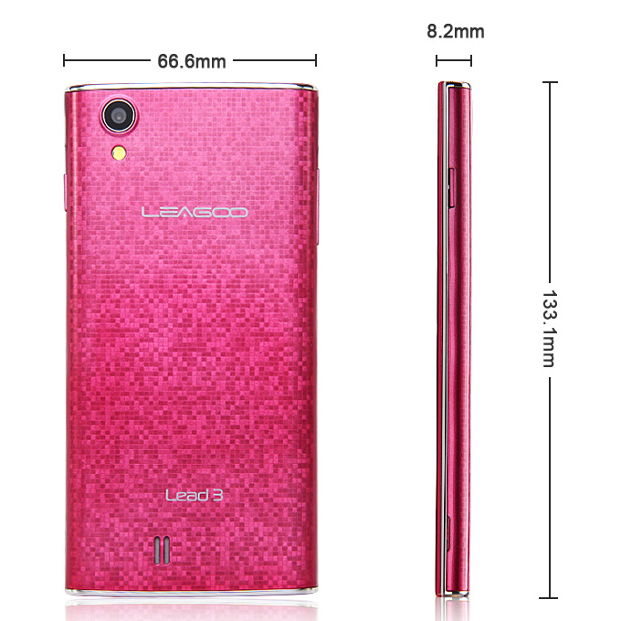 Leagoo Lead 3 MTK6582 4.5" QHD IPS CellPhone 512MB 4GB 5MP Android4.4