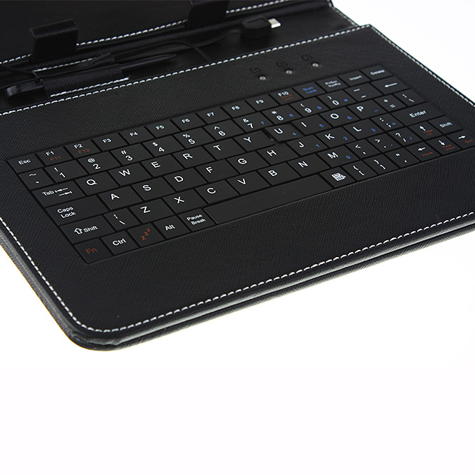 7 inch Tablet PC Micro USB Keyboard Leather Case Cover