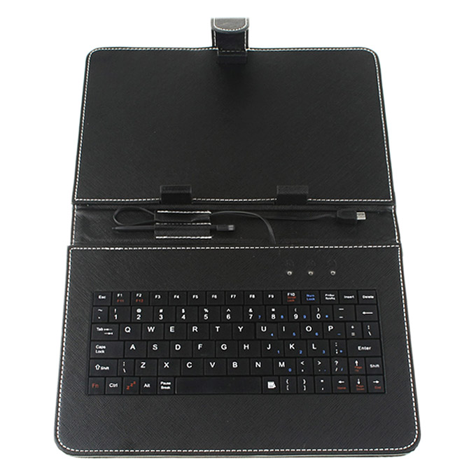 8 inch Universal Protective Keyboard Leather Case with Micro USB