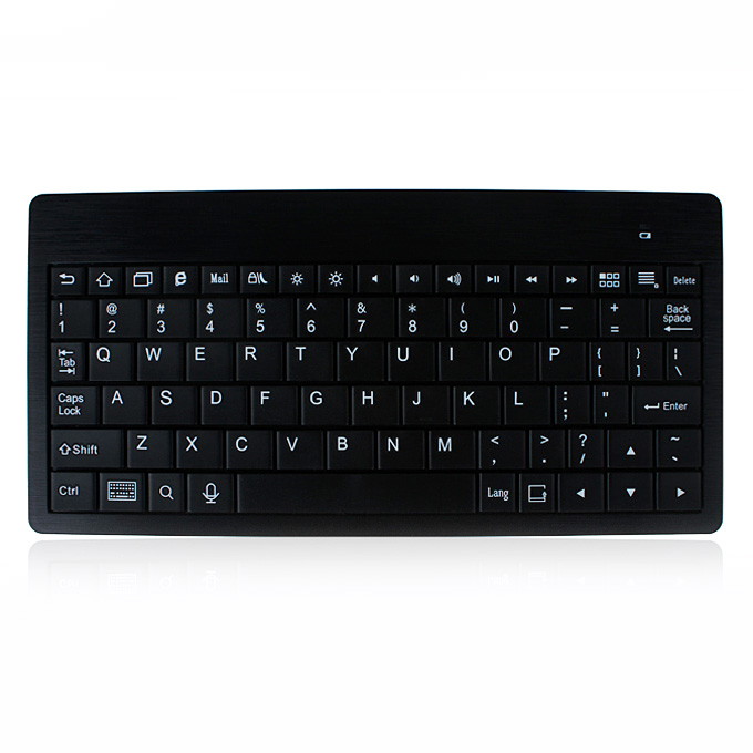 7 inch Aluminum BT Wireless Mini Keyboard for Android Tablet PC