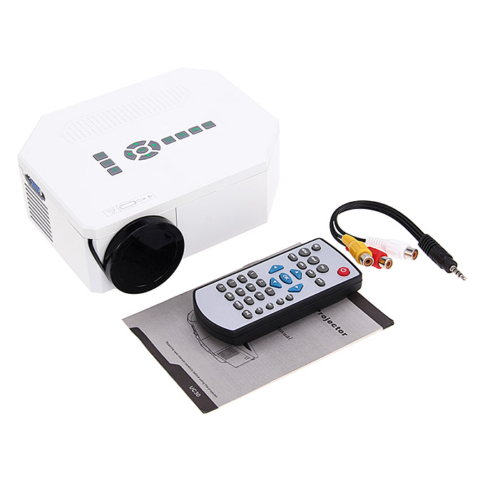 UC30 1080P Mini Led Projector HDMI Theater Projector Support HDMI VGA