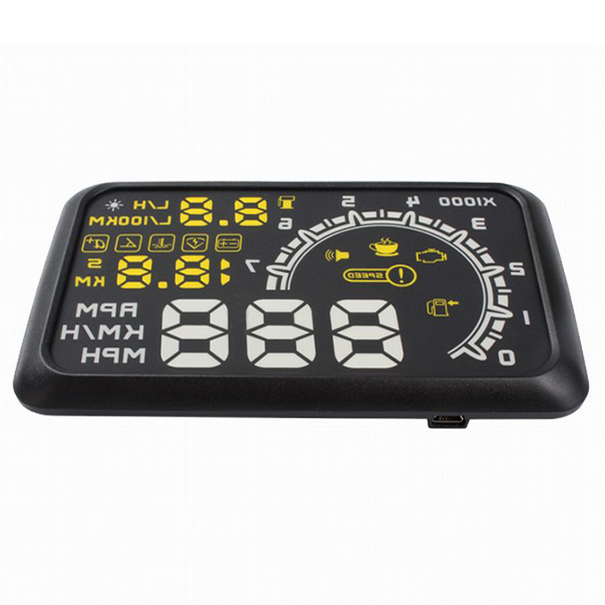 5.5" HUD Head-up Display Projector Car PC Driving Data Speedometer