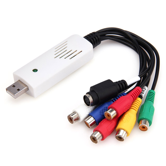 USB Video & Audio Capture Adapter - White