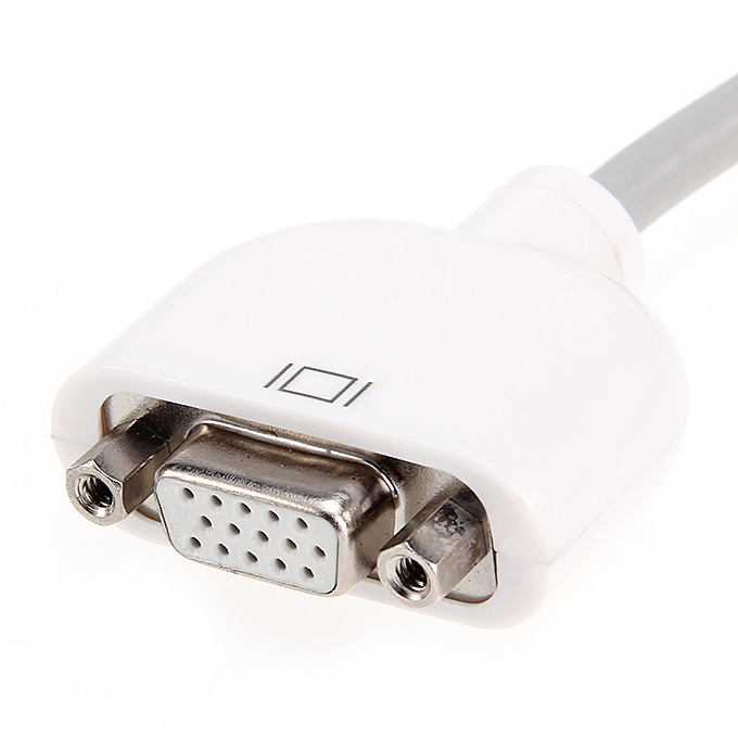 Mini DVI Port to VGA Adapter for Apple iMac Monitor Projector