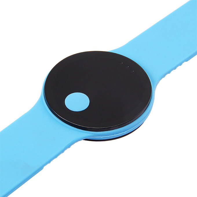 Unisex Rubber Band LED Digital Wrist Watch with Touch Button