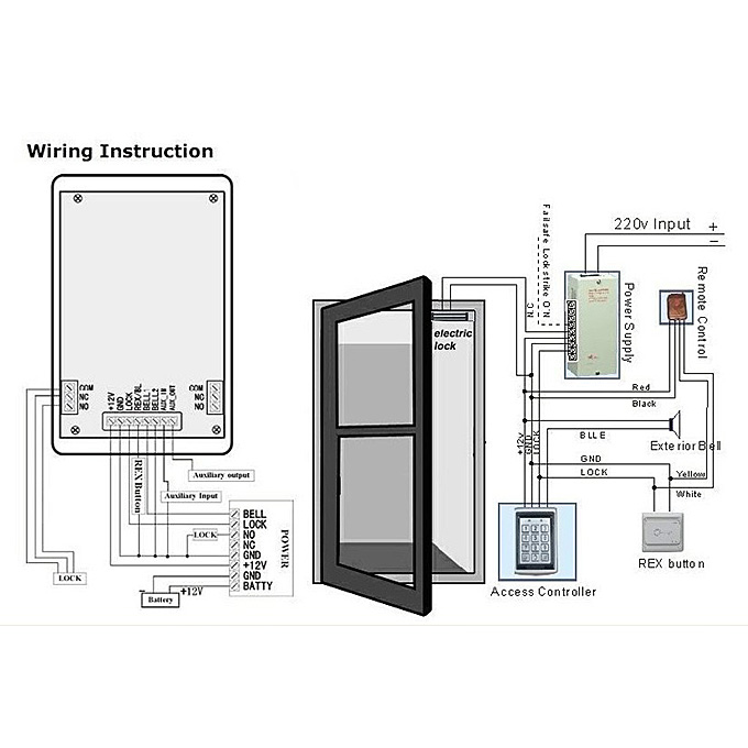 CD-7612A Metal Proximity RFID Door Access Control Controller