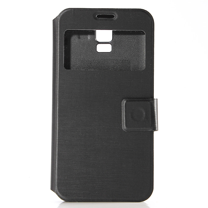 Protective PU Leather Hard Case Cover Shell for MPIE C5000 - Black