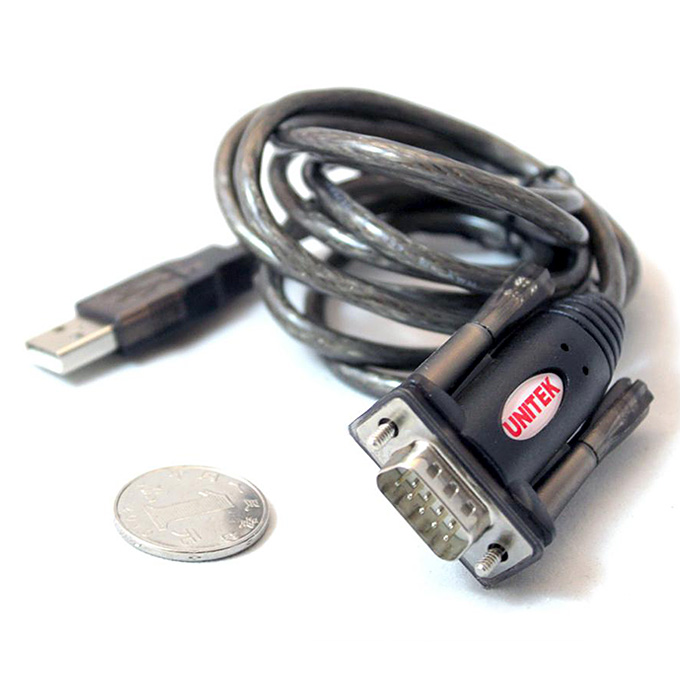 Unitek Y-105 USB Male to RS232(DB9) Serial Cable Adapter Line