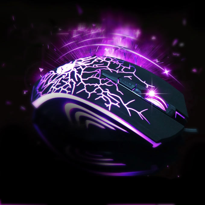 WFIRST X700-M Wired USB Gaming Optical Mouse 2400DPI Changeable