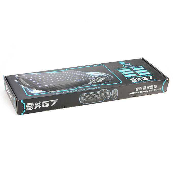 Genius G7 USB Wired 112 Key Gaming Keyboard + 6D Mouse Combo