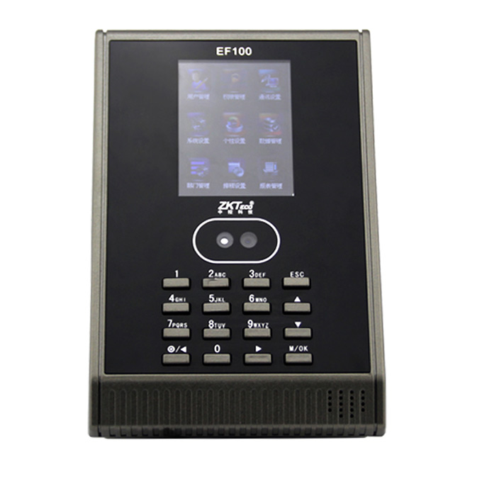 Facial Recognition Time Attendance Punch Card Machine