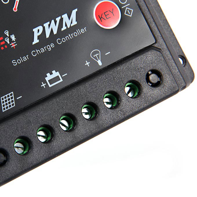 12V/24V 30A Solar Power Intelligent PV Charge Controller