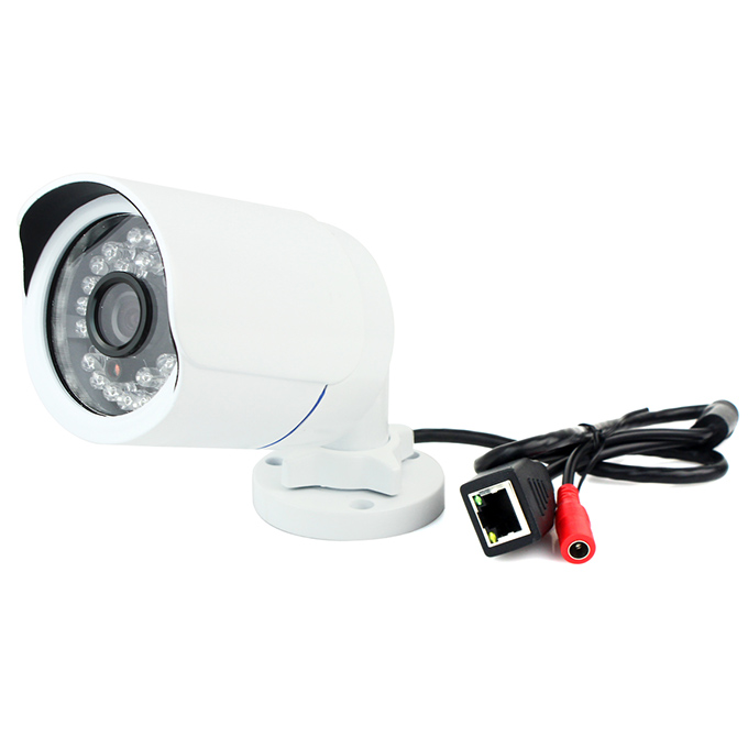 1/4" CMOS Sensor 720P Day&Night Wired IP Camera System NVR Kit