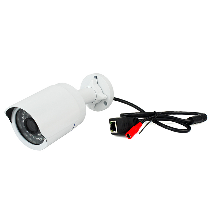 1/4" CMOS Sensor 720P Day&Night Wired IP Camera System NVR Kit