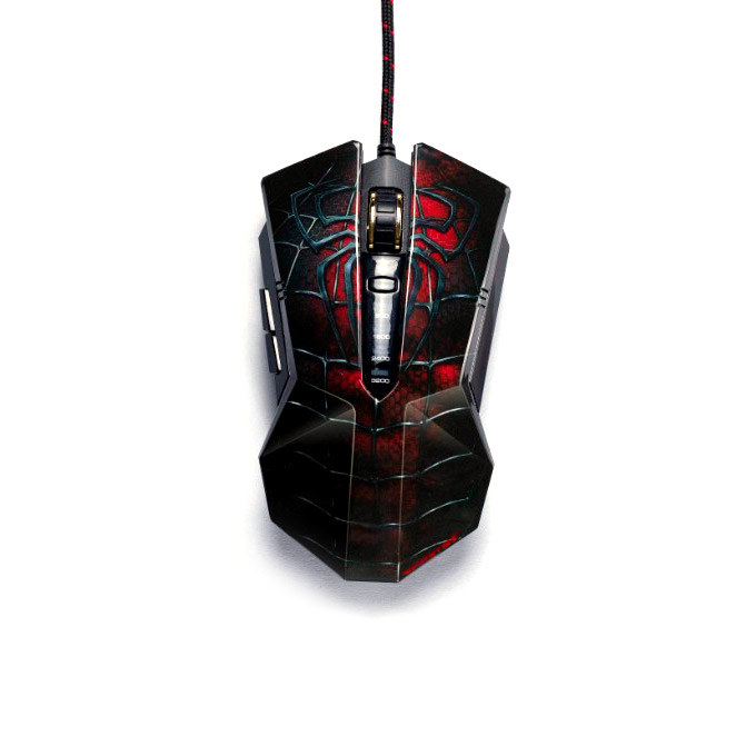 WFIRST Spider King X6-M 3200DPI Wired USB 6D Optical Gaming Mouse