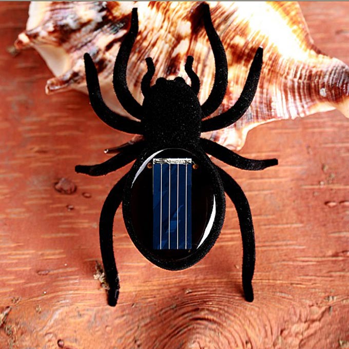 Magic Mini Educational Toy Plastic Solar Energy Powered Spider Toy