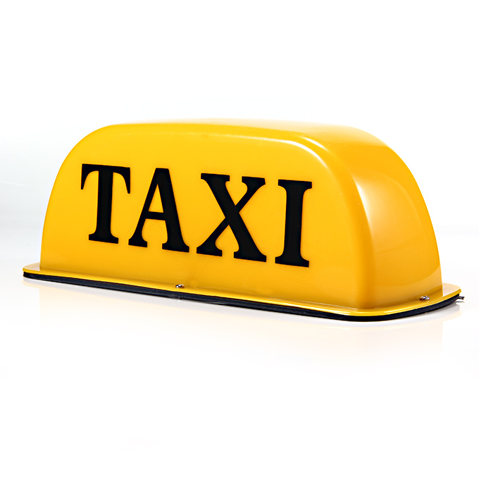 Waterproof Magnetic Taxi Dome Light Cab Sign Car Light Lamp- Yellow