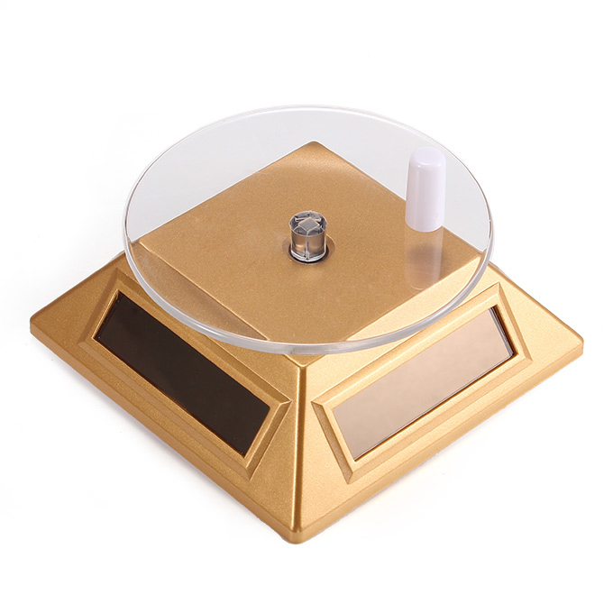 300g Load Solar Powered Rotation Turntable Jewelry Display