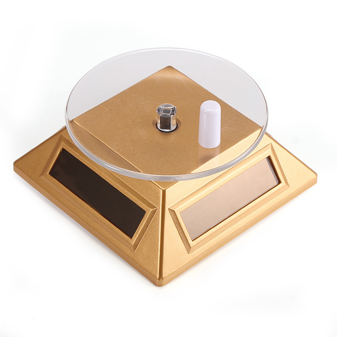 300g Load Solar Powered Rotation Turntable Jewelry Display
