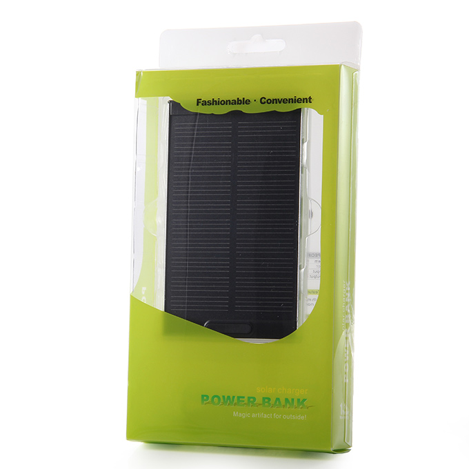 5000mAh 5V/2A Solar Charger Panel Power Bank External Battery