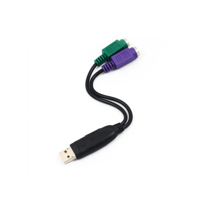 Unitek Y-155 USB Female to PS/2 Mouse Keyboard Ports Cable Converter