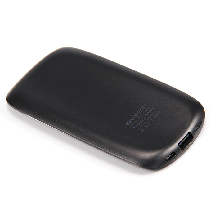 Vorson SHELL II 3000mAh 8mm Ultra Slim Power Bank External Battery
