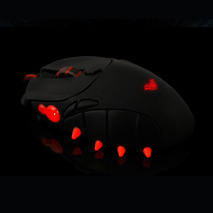 AULA Spider Queen 4000DPI 8D USB Wired Gaming Optical Mouse