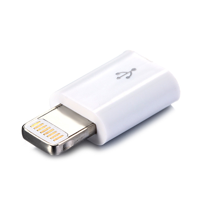 Micro USB Female to 8 Pin Male Data Adapter Convertor for iPhone
