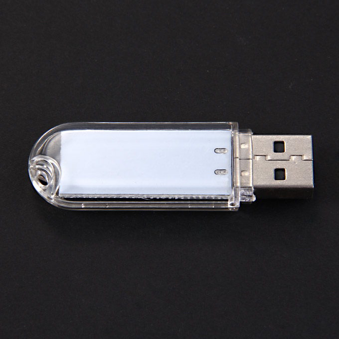 5CM High Quality Mini Portable USB Pure White 3 LED Strip