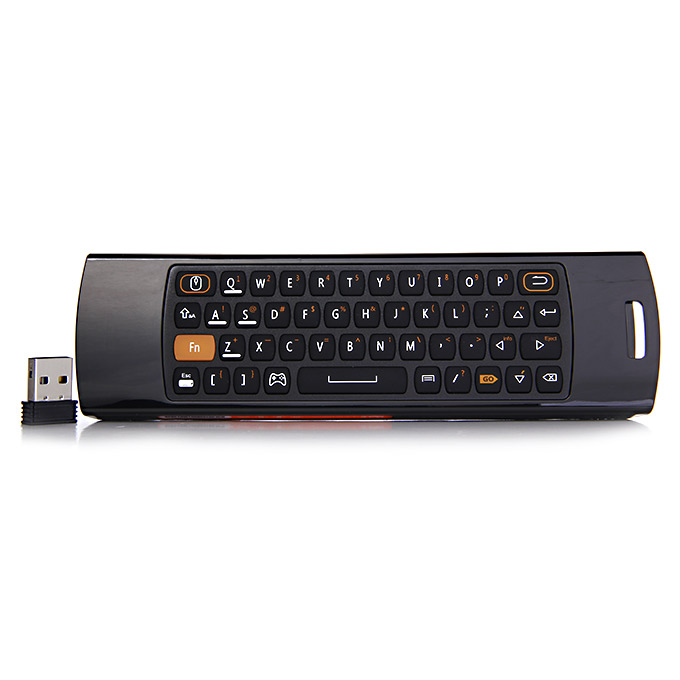 MeLE F10 Deluxe 2.4GHz Wireless Fly Air Mouse Keyboard 6 Axial Gyro
