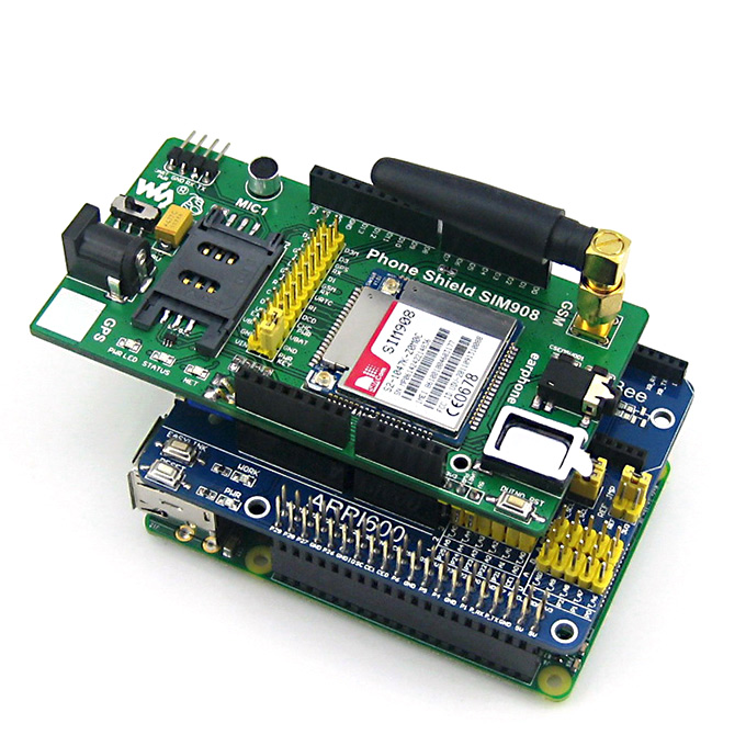 RPi Model B+ Accessories Pack (Type D) ARPI600 + MQ-5 Gas Sensor