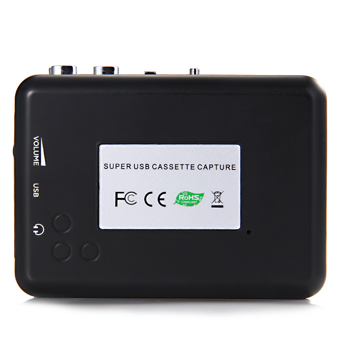 USB Cassette Tape to MP3 Converter Player Use USB Flash Drive