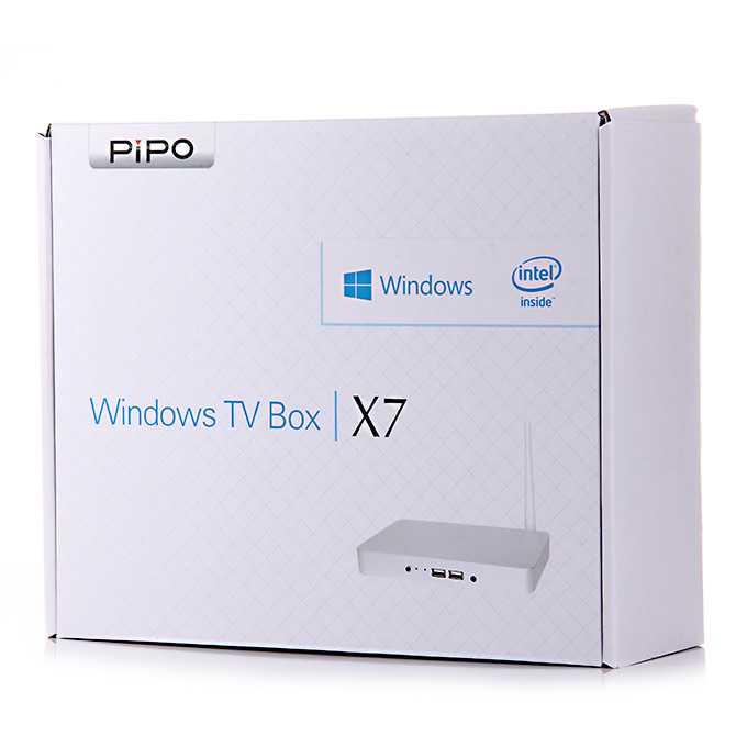 PIPO X7 Windows 10 Smart Mini PC TV Box Media Player 2G RAM 32G ROM