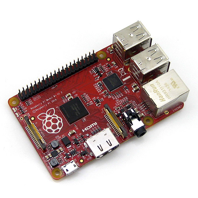 Raspberry Pi RPi B+ (CN) Project Board Board with Rainbow Case