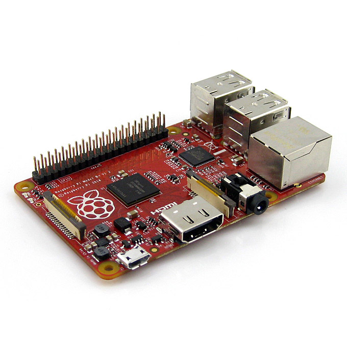 Raspberry Pi RPi B+ (CN) Project Board Board with Rainbow Case