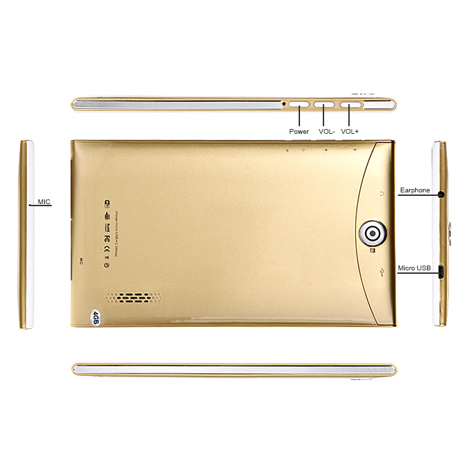 7 Inch F733D 2G Phone Call Android 4.2 Tablet PC 1024x600
