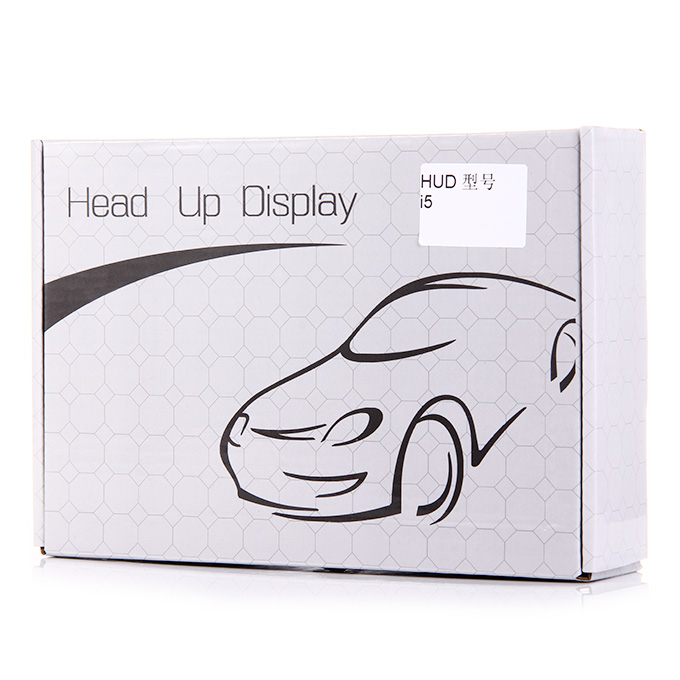 i6 6inch LED HUD Head Up Display OBDII Over Speed Warning