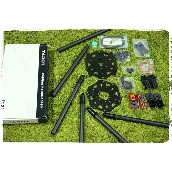 Tarot T960 3K Carbon Fiber Folding Rack Frame Kit 6axis Big Hex Copter
