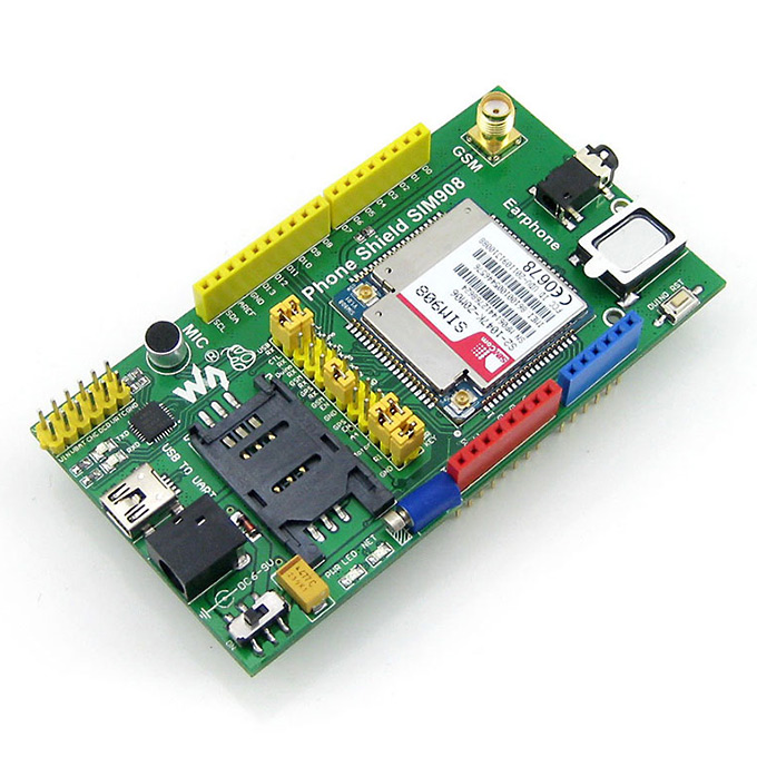 Phone Shield GSM GPRS GPS Module For Arduino STM32 Quad-Band Phone Shield GSM GPRS GPS Module For Arduino STM32 Quad-Band
