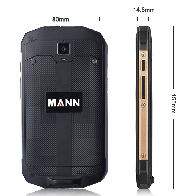 MANN ZUG 5S IP67 5" Waterproof Rugged Phone 4G LTE Android4.4 1GB 8GB